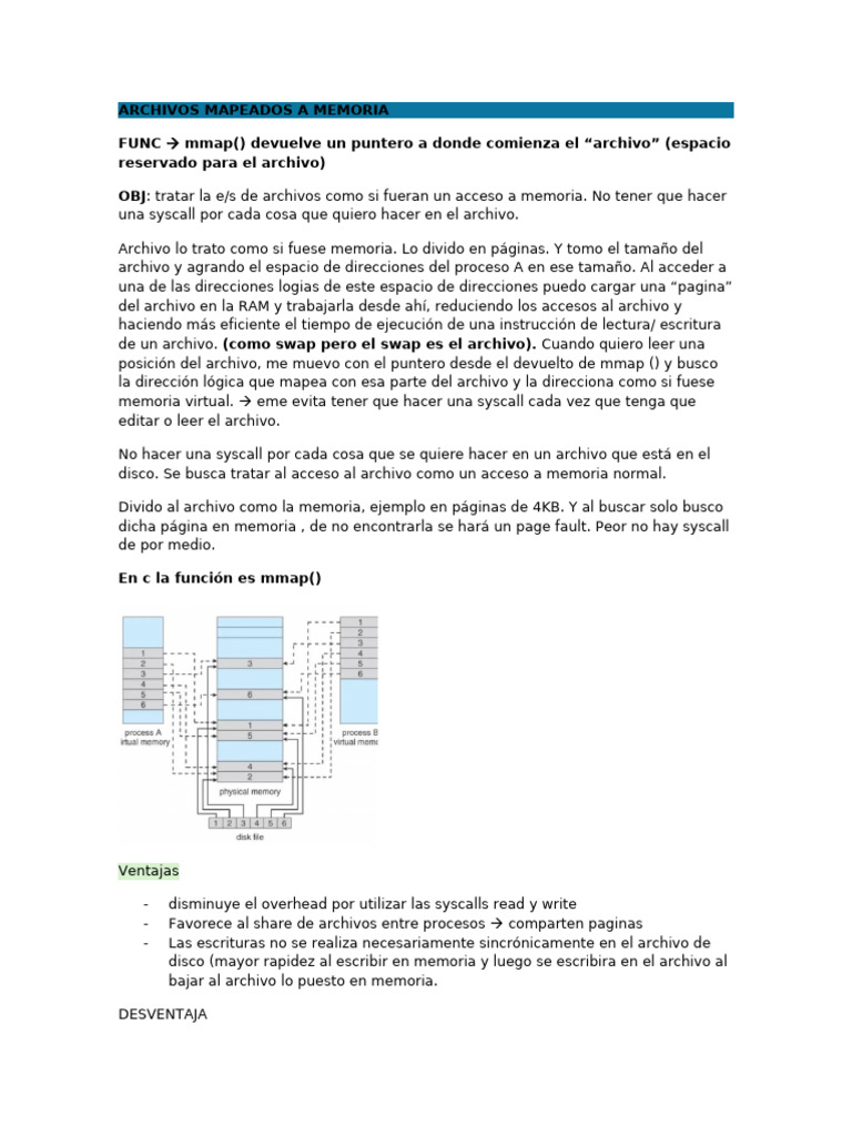 Optimización de Acceso a Archivos con mmap() | PDF | Puntero ...