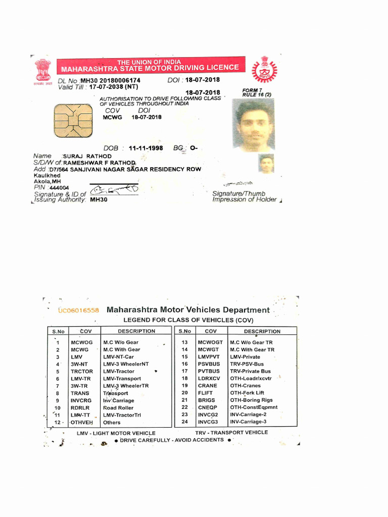 Driving licence | PDF