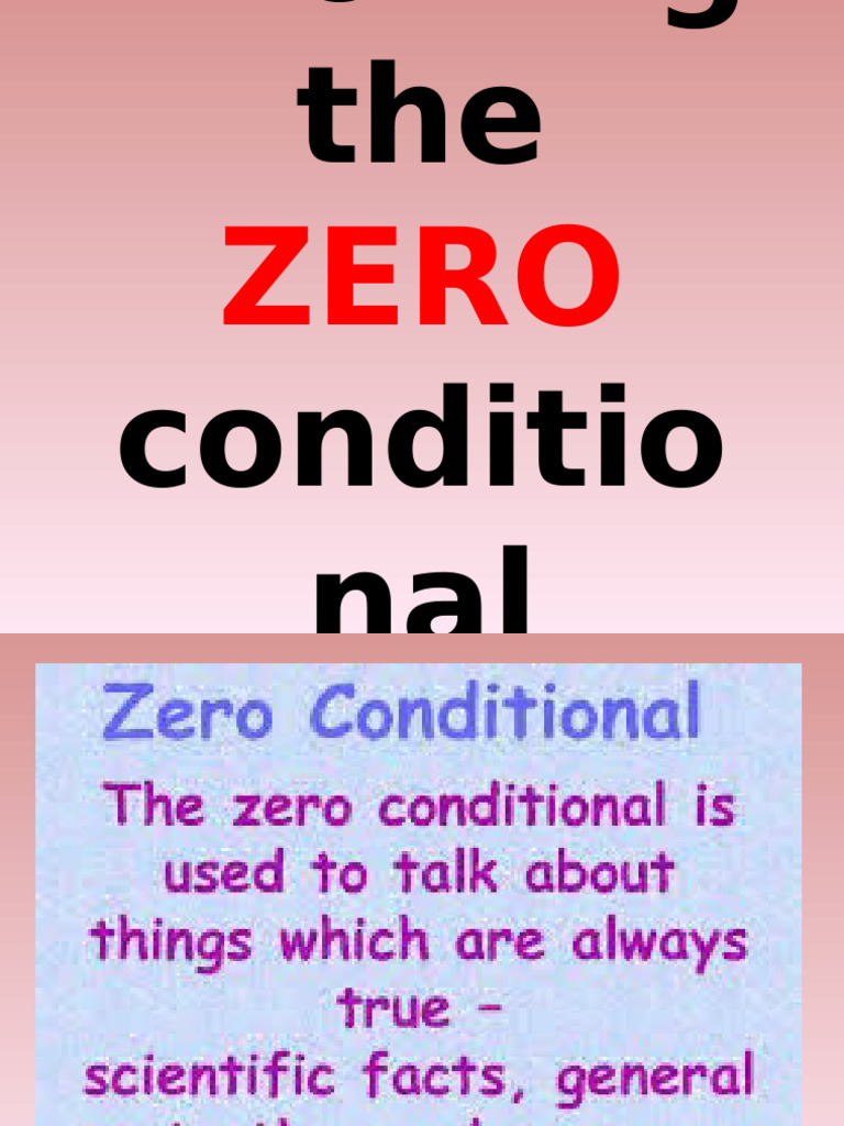The Zero Conditional | PDF