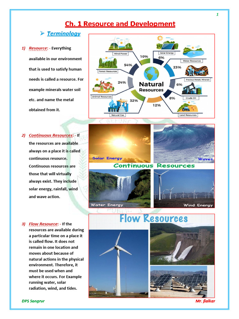 Understanding Flow and Continuous Resources | PDF | Soil | Erosion