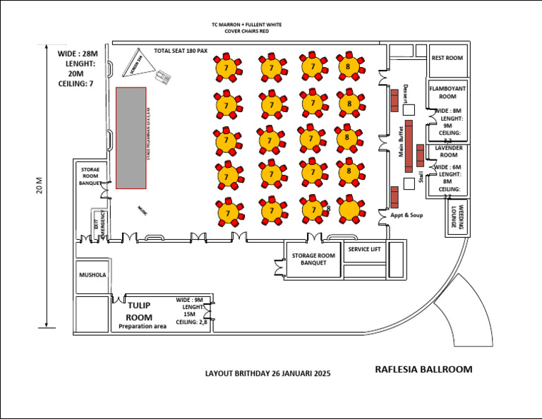 Ballroom - Rt 180 Pax.vsdx | PDF