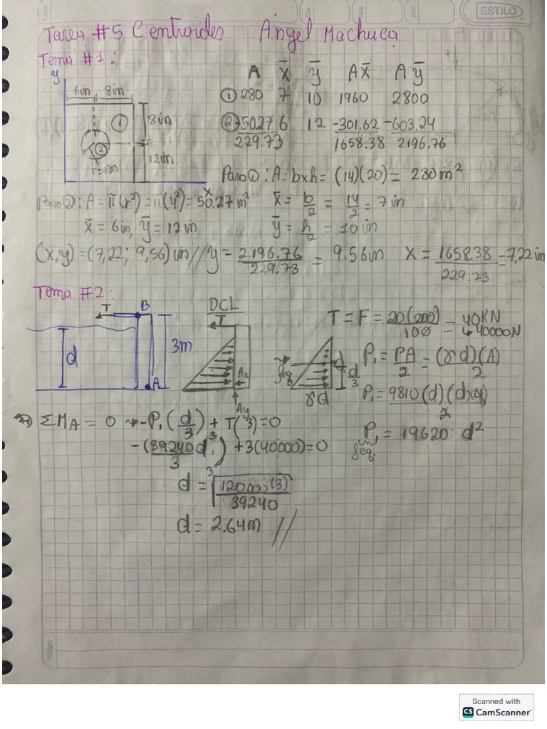 Tarea #5 Centroides Ángel M | PDF