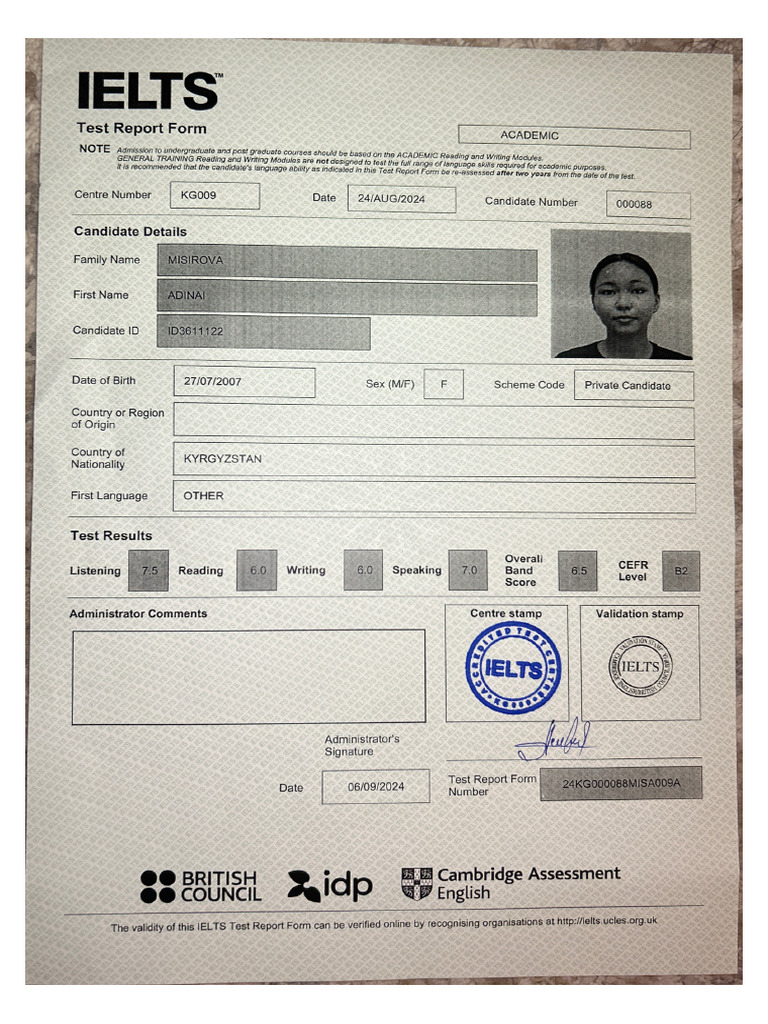 Proof of Language Proficiency | PDF