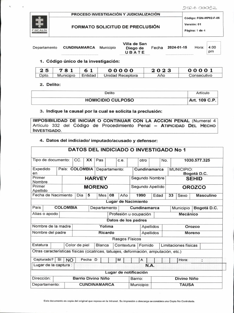 003 Escritode Preclusión | PDF