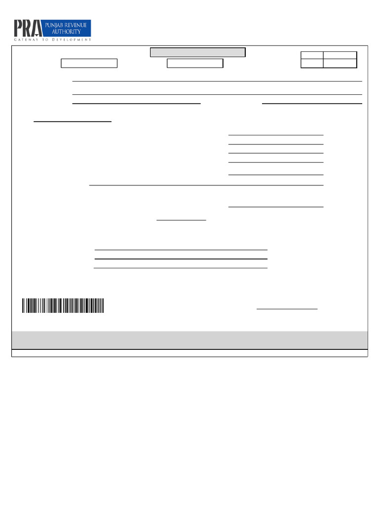 Punjab Revenue Authority: PSID #: 387676120 | PDF