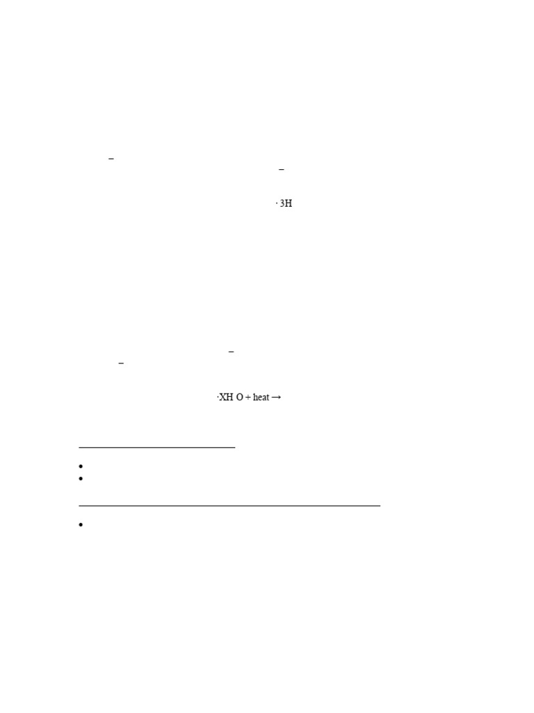 Hydrate Formula Lab - Epsom | PDF | Mole (Unit) | Sodium Chloride