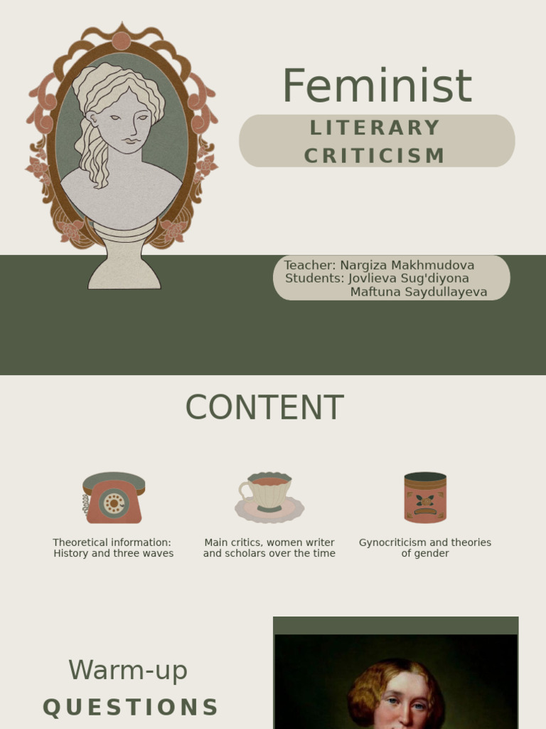 Feminist Literary Criticism | PDF | Feminism | Gender Studies