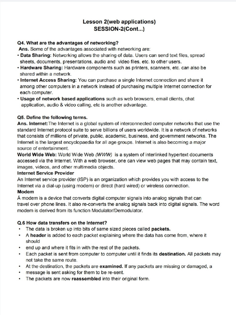 X IT Notes (Mrs. Suman) | PDF