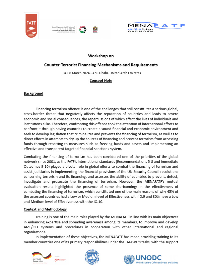 Concept Note - Workshop On CFT Mechanisms and Requirements-Final | PDF ...