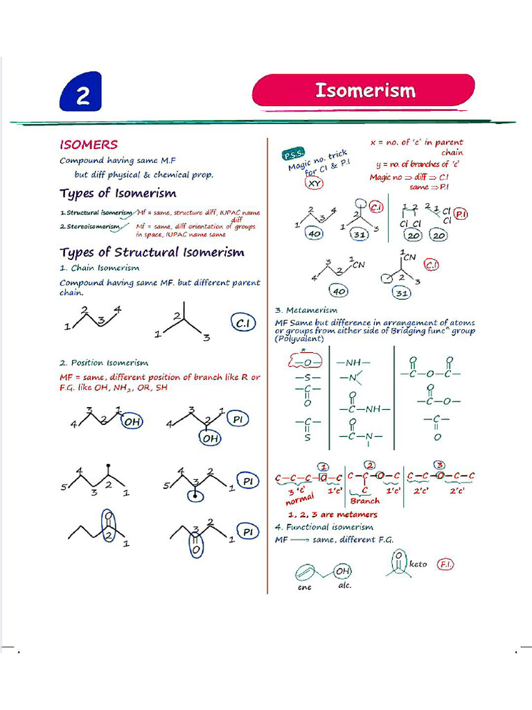 Isomerism | PDF