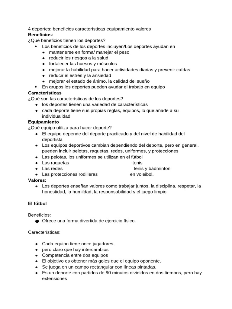 4 Deportes | PDF | Asociación de Futbol | Deportes