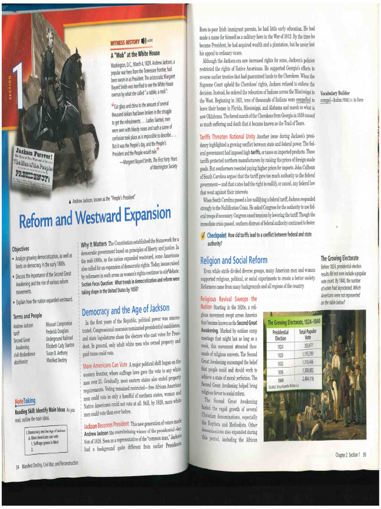 Ch. 2 Sec. 1 - United States History - Modern America 1 | PDF