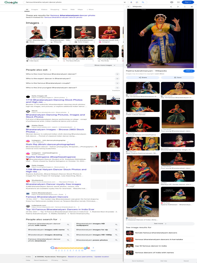 Famous Bharatha Natyam Dancer Photo - Google Search | PDF | Dances ...
