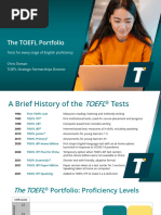 TOEFL Equivalency Table - ToEIC, ToEFL, IELTS Score Comparison Chart | PDF