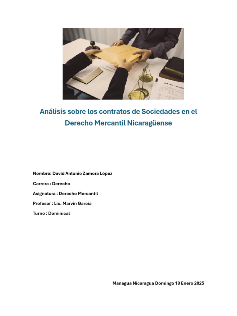 CONTRATO DE SOCIEDADES - Recuperar | PDF | Sociedad de responsabilidad limitada | Sociedad