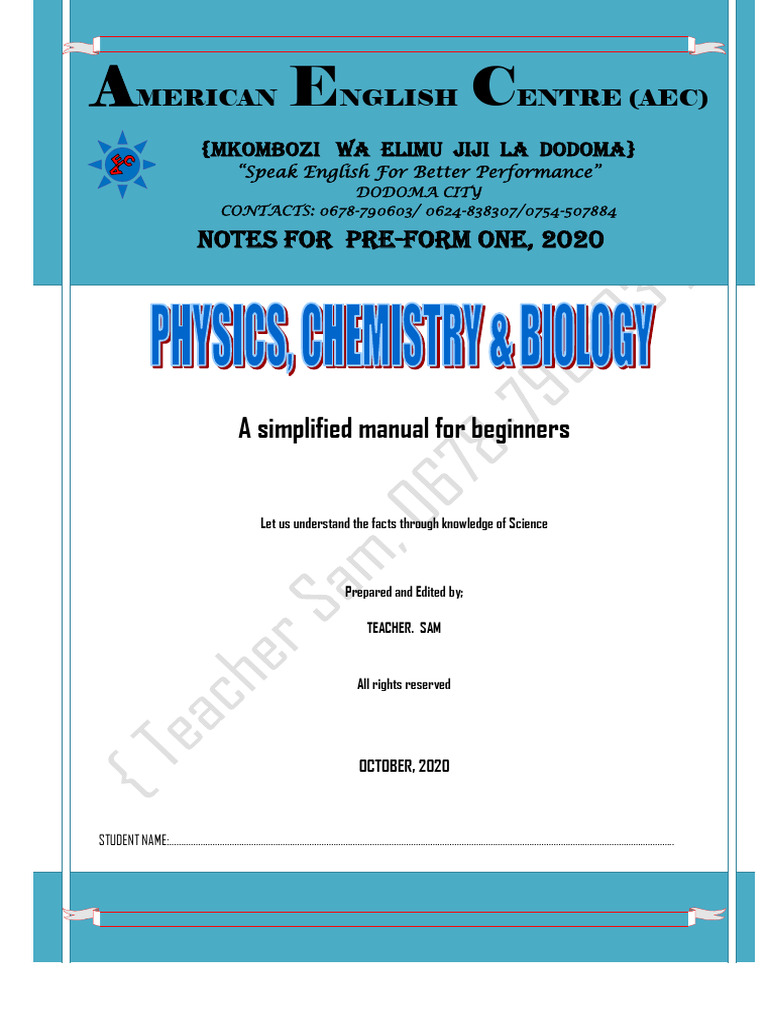 NOTES Pre f1 Zote -PDF | PDF | Weight | Measurement