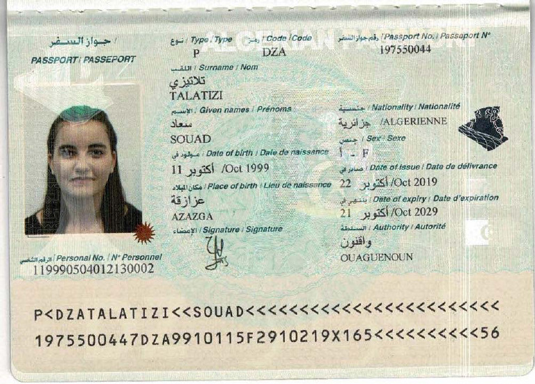 Passeport Souad PDF | PDF