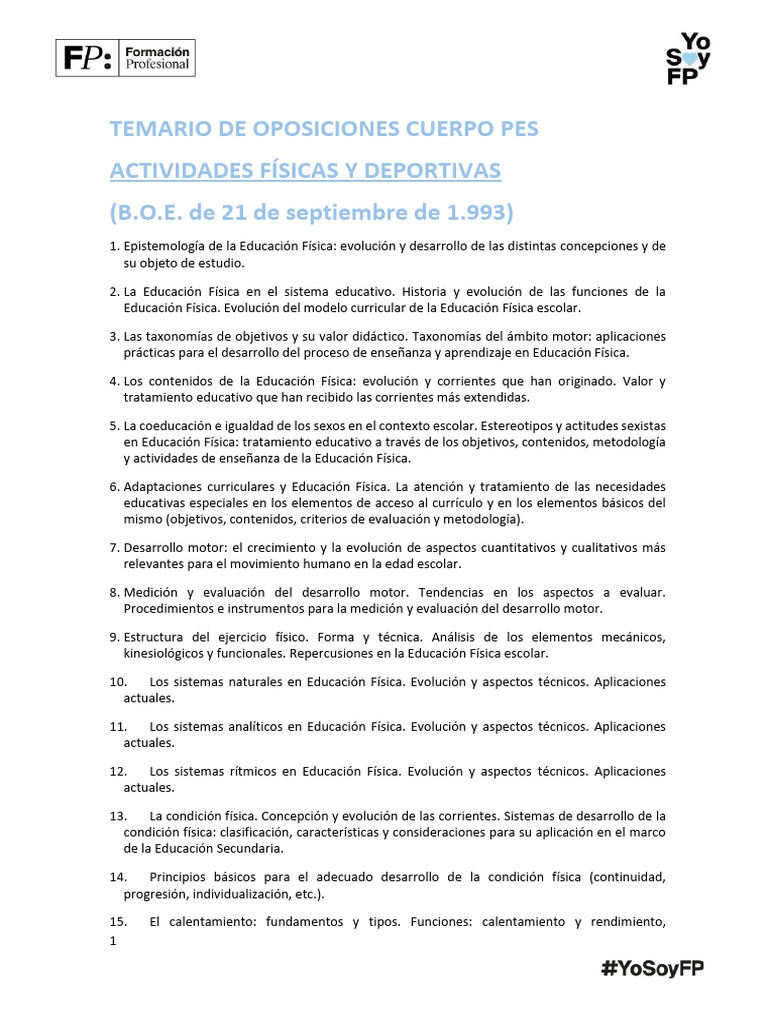 Actividades F Sicas y Deportivas | PDF | Plan de estudios | Evaluación