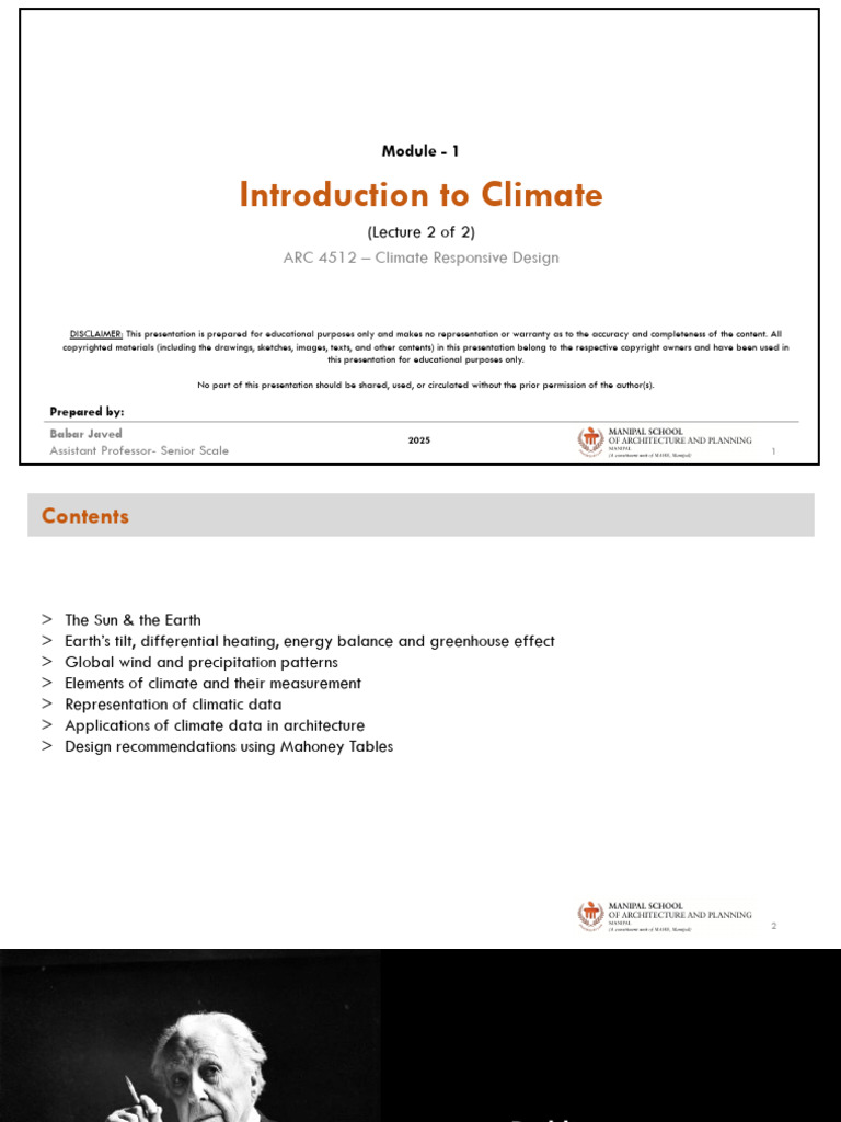 Climate Data for Architectural Design | PDF | Earth | Climate