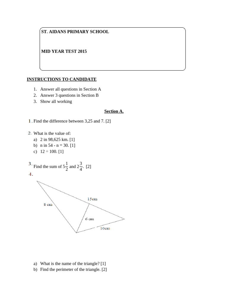 G7 MATHS P2 | PDF
