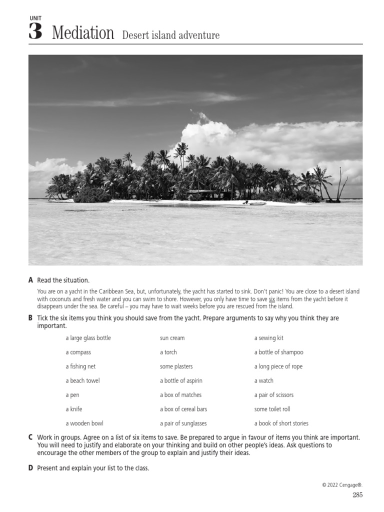 Voices UpperIntermediate StudentWorksheets Mediation Unit 03 | PDF