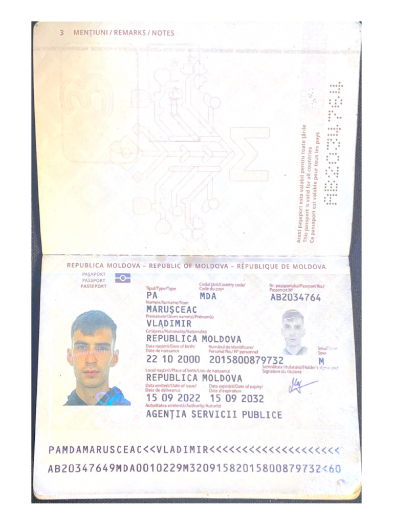Acest Pasaport Este Valabil Pentru Toate Târile | PDF