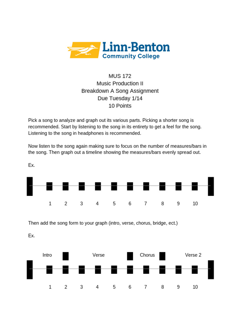 Song Analysis and Graph Assignment | PDF