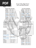 Lake Braddock School Bell Schedule 2023-24 | PDF