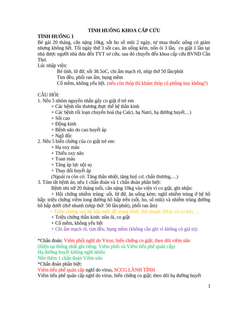 giai tinh huong cap cuu | PDF