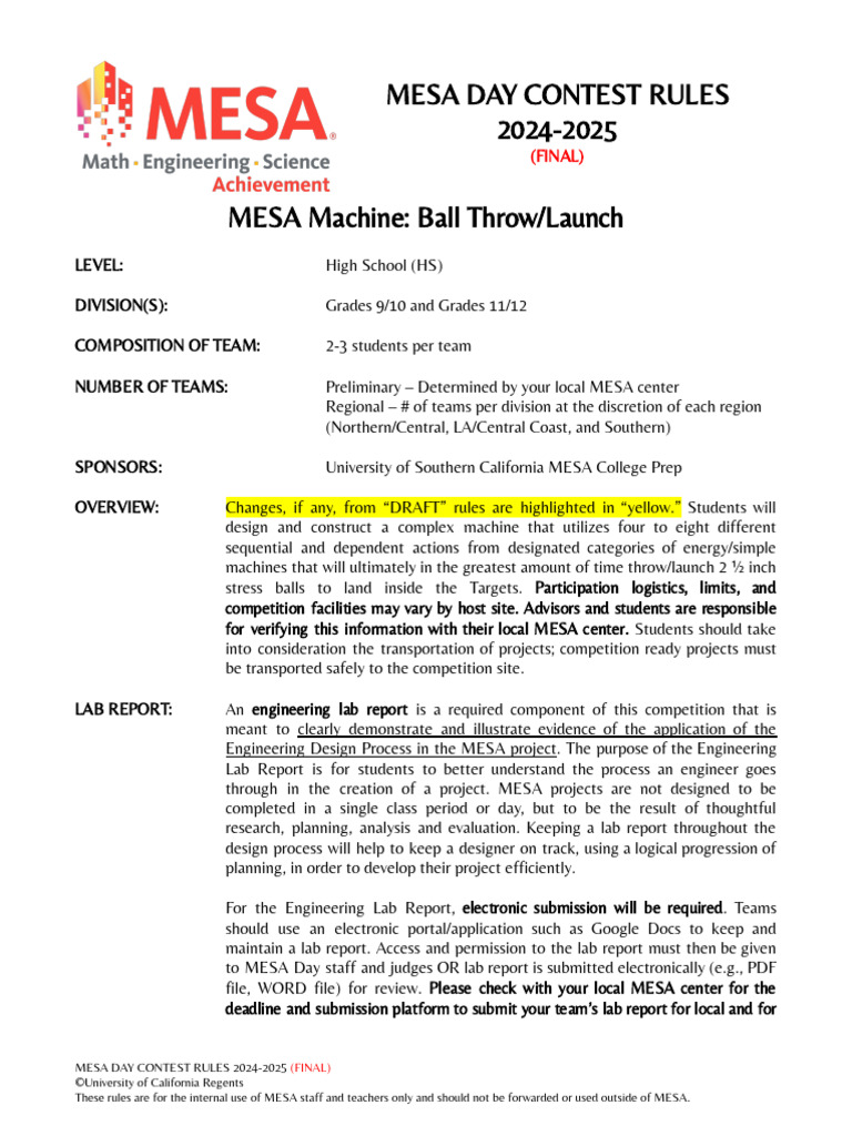 2024-25-HS_MESA-Machine-FINAL | PDF