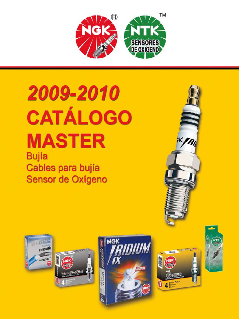 Bujias NGK Catalogo Master 2009-2010 Parte 1 | PDF | Coche | Vehículo ...