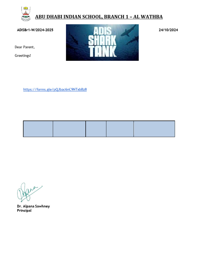 Inter House Shark Tank Competition | PDF