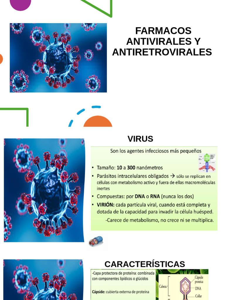 Antivirales y Antirretrovirales: Clasificación y Mecanismos | PDF ...