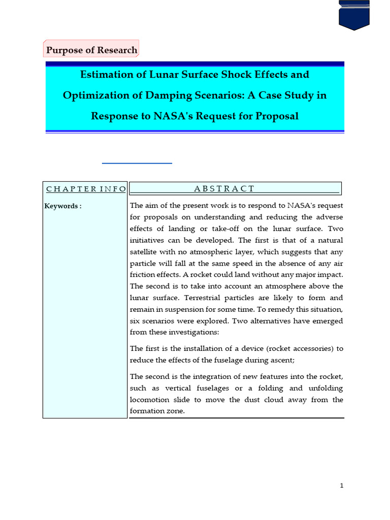 NASA Human Lander Project | PDF | Moon | Atmosphere