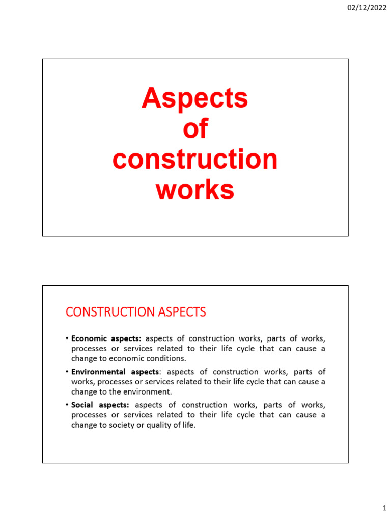 Construction Work Aspects Guide | PDF | Ventilation (Architecture ...