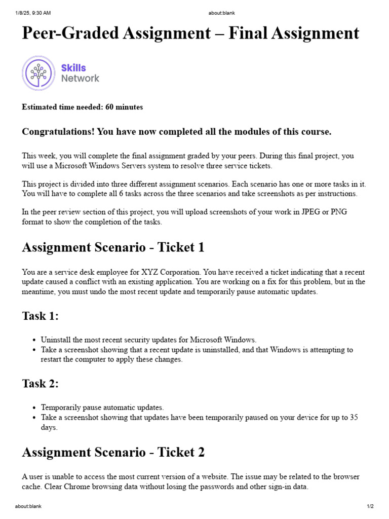 Peer-Graded Assignment - Final Assignment | PDF | Http Cookie | Microsoft Windows