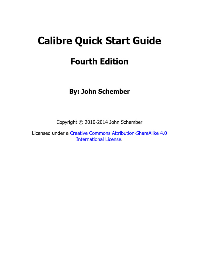 Quick Start Guide - John Schember | PDF