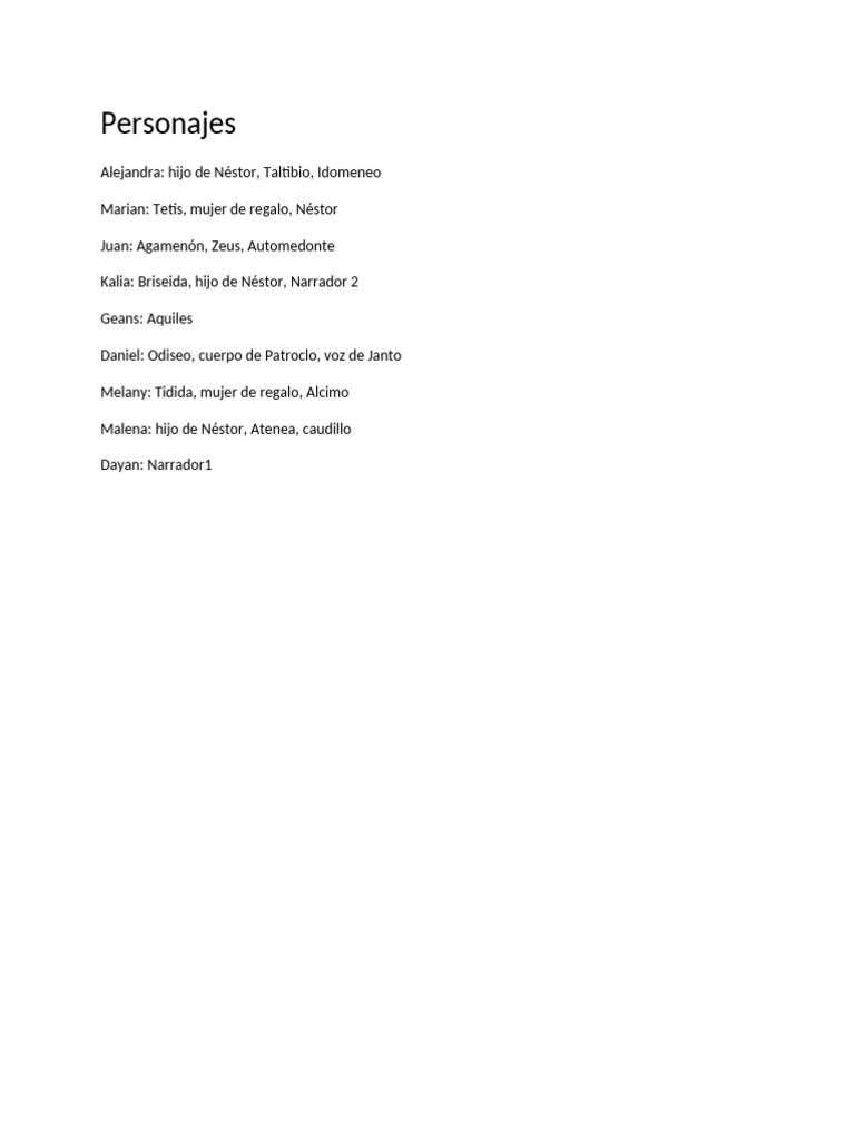 Person A Jes | PDF | Aquiles | Agamenón