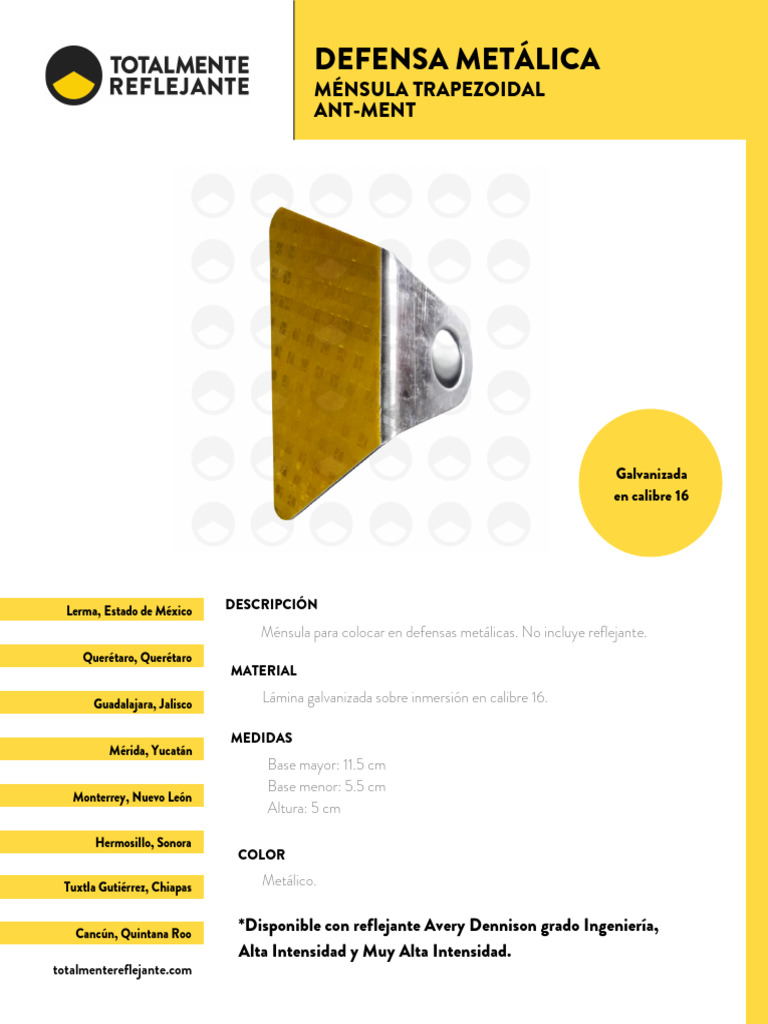 Mensula Defensa Metalica | PDF
