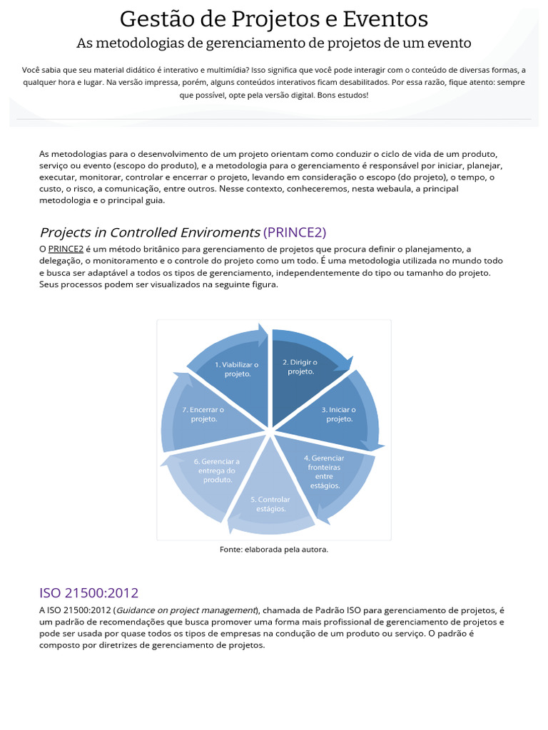 Faculdade - Gestor de Eventos 2 | PDF | Business