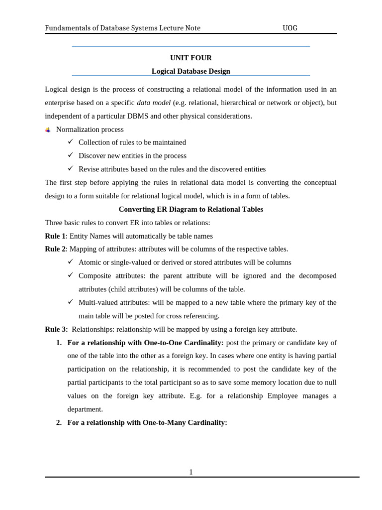 Unit 4 | PDF | Relational Model | Relational Database
