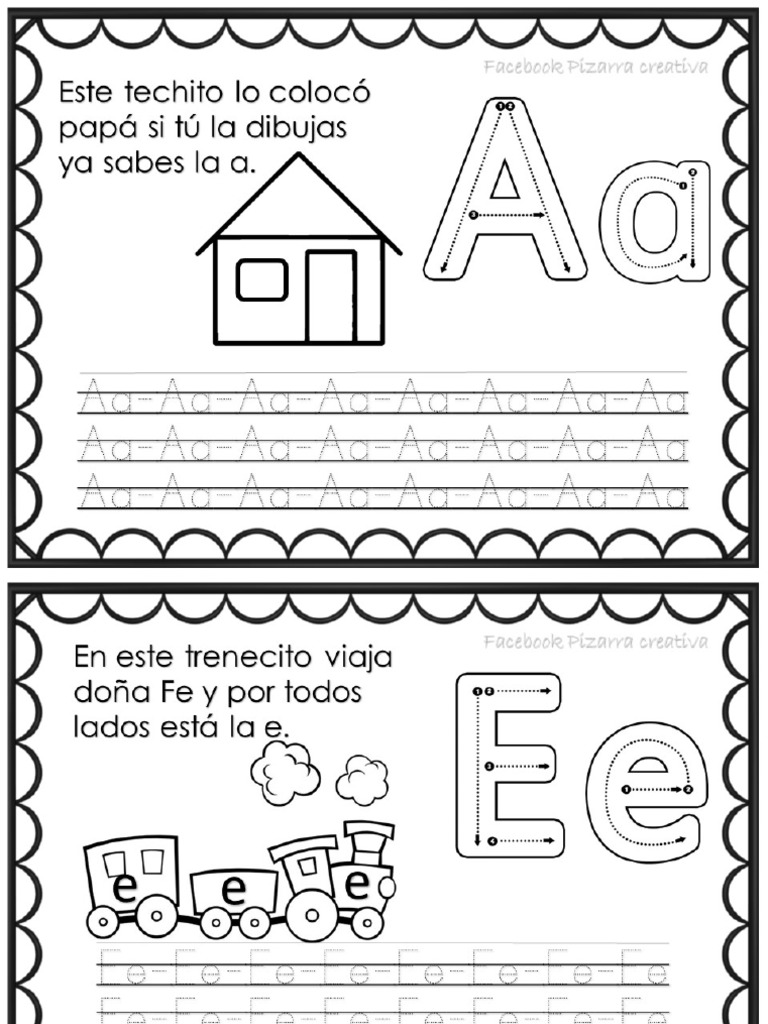 Aprendemos Las Vocales Por Materiales Educativos para Maestras | PDF