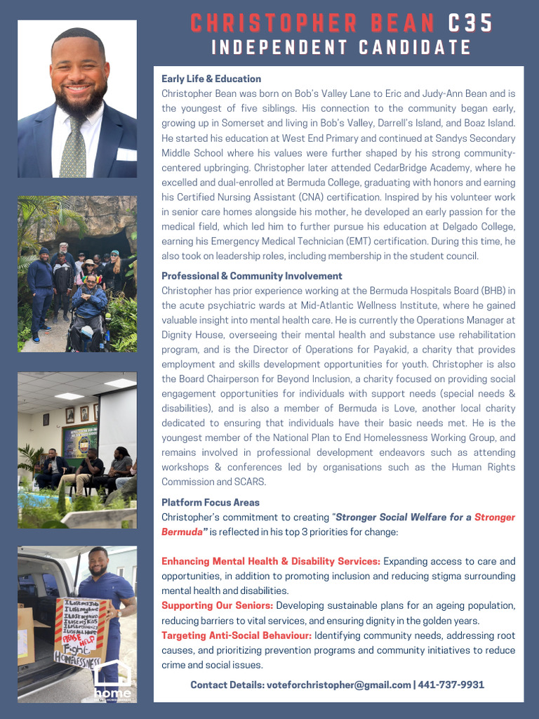 Christopher Bean - Press Kit (2025 General Election) PDF | PDF | Mental ...