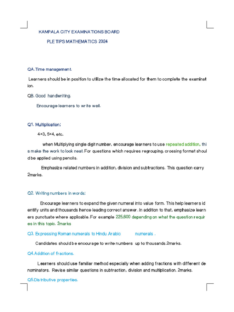 Ple Tips 2024 | PDF