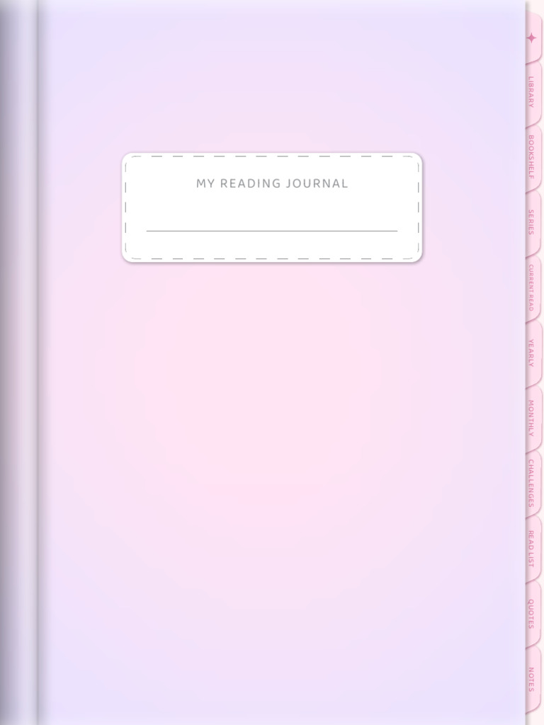 Kiwiberryco - Reading Journal Pink | PDF