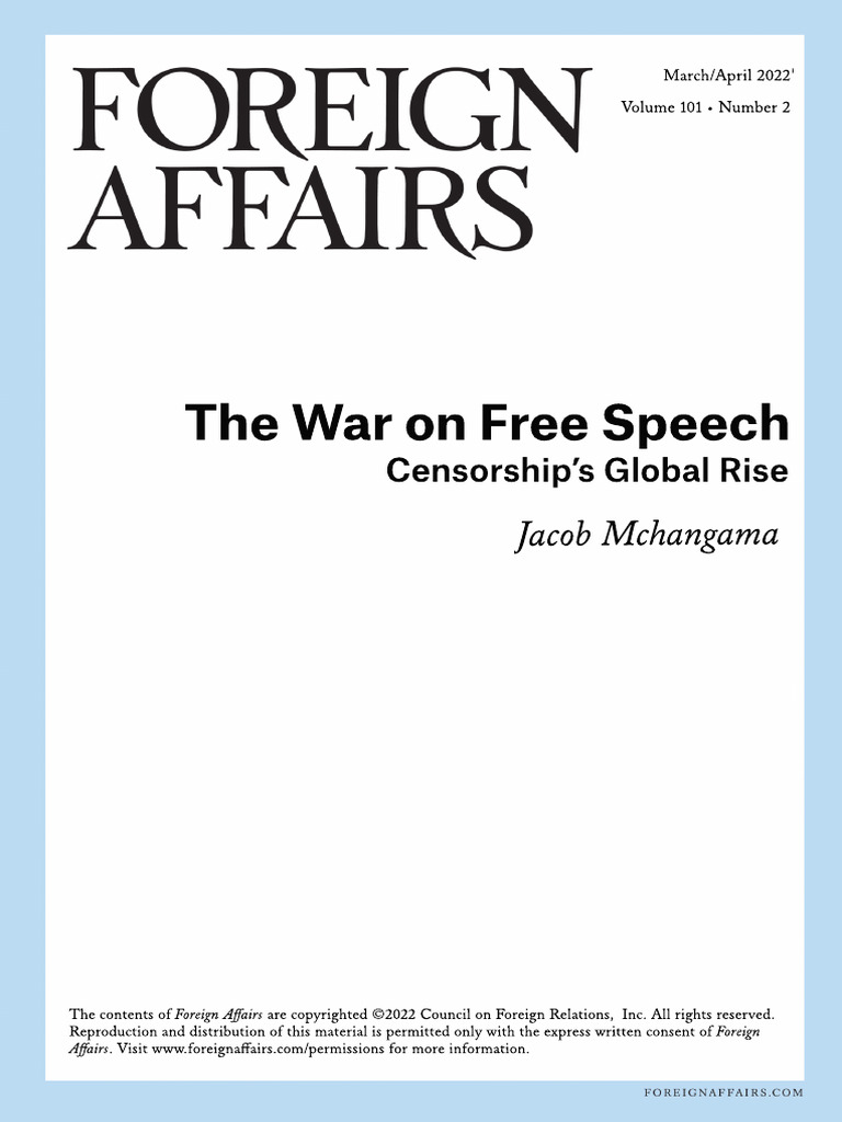 Global Censorship and Free Speech Decline | PDF | Freedom Of Speech ...