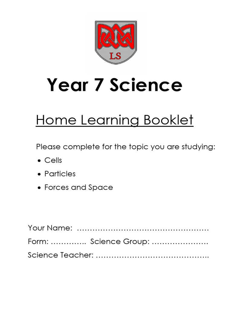 year-7-science-booklet | PDF | Gases | Liquids