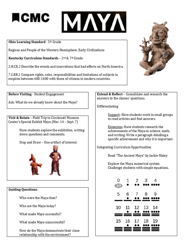 Ohio Learning Standard - 5 | PDF | Maya Civilization | Science