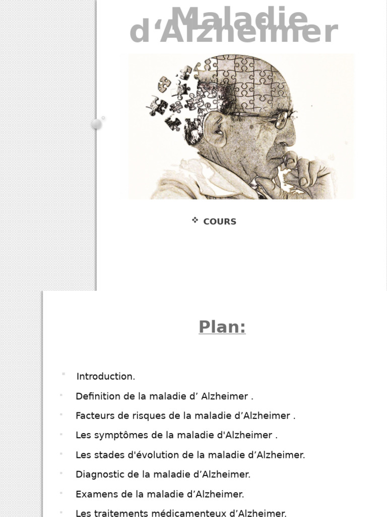 Comprendre la maladie d'Alzheimer | PDF | Maladie d'Alzheimer ...