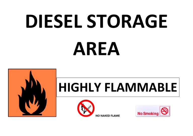 Diesel Storage Safety Guidelines | PDF